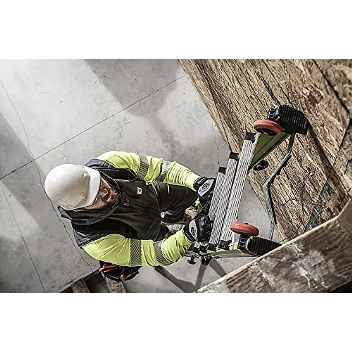 Little Giant Ladder Systems Conquest 2.0 All-Terrain, M17, 17ft, Multi-Position Ladder with Adjustable Outriggers, Fiberglass, Type 1A, 300 lbs Weight Rating, (17107-001)