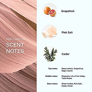 Skylar Pink Canyon Eau de Parfum - Hypoallergenic & Clean Perfume for Women & Men, Vegan & Safe for Sensitive Skin - Notes of Grapefruit, Pink Salt & Cedar - 10mL /0.33 Fl oz