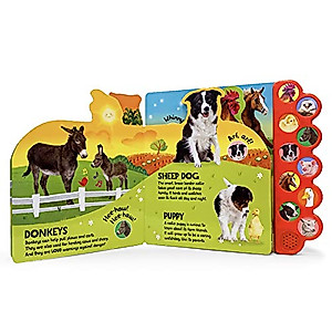 Quack! Moo! Oink!: Listen to Animals Around the Farm - 10-Button Children's Sound Book, Ages 2-7