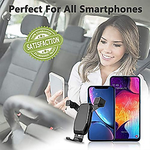 AYADA Phone Holder Compatible with Toyota Corolla 2020 2021 E210, Corolla Phone Mount Holder Upgrade Design Gravity Auto Lock Stable Easy to Install Corolla 2020 Accessories S SE LE 1.8 Hatchback