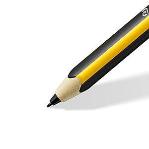 STAEDTLER Noris digital jumbo 180J 22. EMR Stylus with soft digital eraser. For digital writing, drawing and erasing on EMR equipped displays, yellow-black (check the compatibility list)