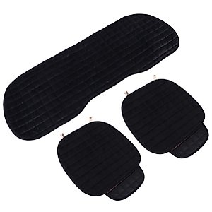 Garneck 3Pcs Car Seat Cushion Set Winter Seat Cover Car Seat Protector Breathable Car Seat Mat for Home Office Car