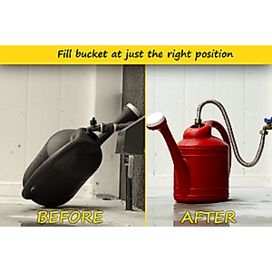 BBros Products Adjustable Flex and Hold Stainless Steel Garden Hose (2 ft), 24 Inch