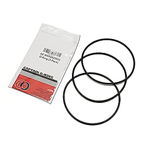 Captain O-Ring - Replacement WS02X22023 O-Rings for GE GXWH50M, GXWH70M00 Water Filter Housing (3 Pack)