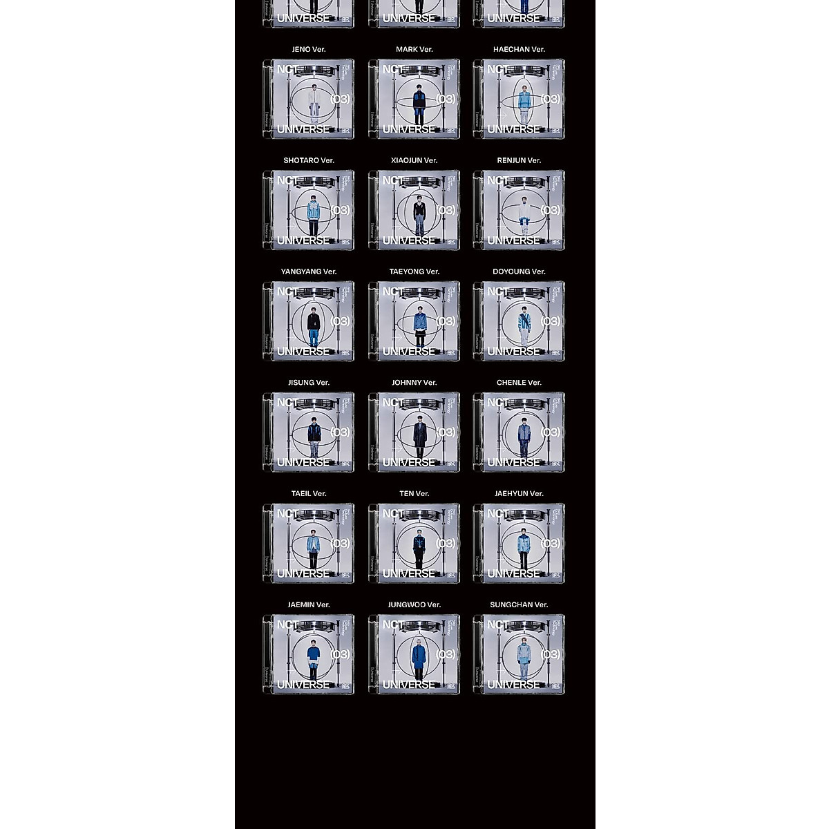 NCT Universe 3rd Album Jewel Case Ten Version CD+16p PhotoBook+12p Lyrics Paper+1p Sticker+1p PhotoCard+1p Universe Card+Message PhotoCard Set+Tracking Kpop Sealed