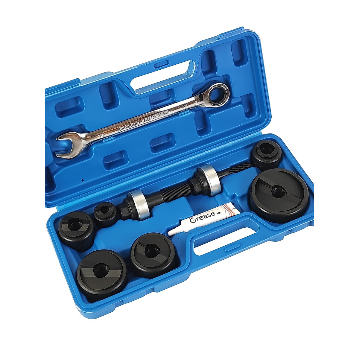 AMZCNC Manual Knockout Hole Punch Driver Kit 1/2 to 2 inch Electrical Conduit Hole Cutter Set KO Tool Kit ((Conduit Hole Size) 1/2"~2" Knockout Punch kit)