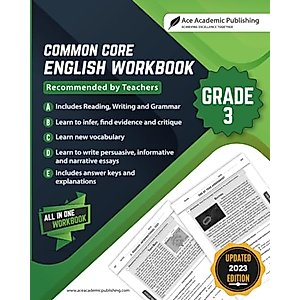 Common Core English Workbook: Grade 3 English