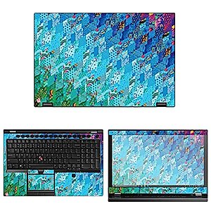 Decalrus - Protective Decal Yin Yang Skin Sticker for Lenovo ThinkPad P53 (15.6" Screen) case Cover wrap LEthnkpd15_P53-147