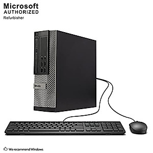 Premium Dell Optiplex 9010 Business Desktop Computer (Intel Quad-Core i7-3770 up to 3.9GHz, 16GB RAM, 1TB HDD, DVD, WIFI, VGA, DisplayPort, USB 3.0, Windows 10 Professional) (Renewed)