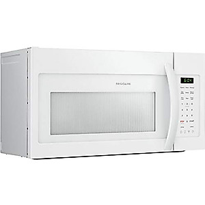Frigidaire FFMV1846VW 30" White Over the Range Microwave with 1.8 cu. ft. Capacity, 1000 Cooking Watts, Child Lock and 300 CFM in White