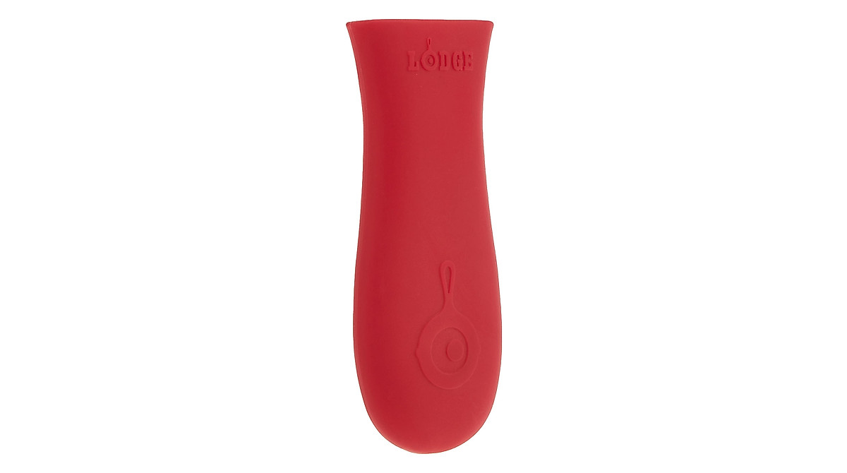 Lodge Scrubbing Pad & Silicone Handle Holder - Red