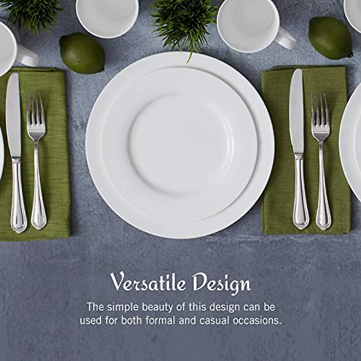 Mikasa 5225580 40 Piece Delray Bone China Dinnerware Set