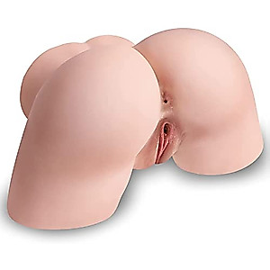 Lifelike Sex Doll Torso Male Masturbator Stroker Realistic Pocket Pussy Ass with Vagina Anal Sex, Sex Dolls Adult Toys Male Sex Toys for Men Pleasure, 14LB