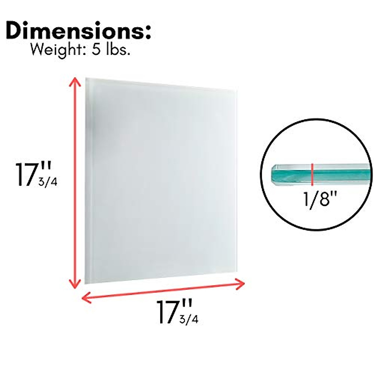BirdRock Home 2 Pack Magnetic Glass Dry Erase Board for Wall – Glass Whiteboard for Offices, Meeting Rooms, Classrooms or Homes – 2 Dry Erase Markers - 4 Magnets – 2 Marker Holders - White