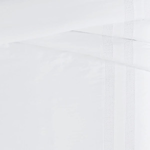 Charisma Bristol Embroidered, Queen, White Duvet