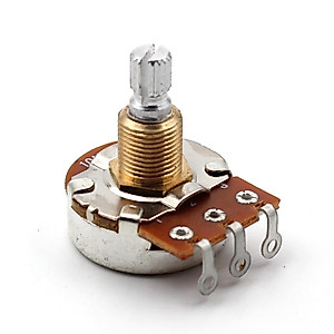 Set of Four (4X) Bourns 500K SHORT Split Shaft Audio Taper Low Friction Potentiometers