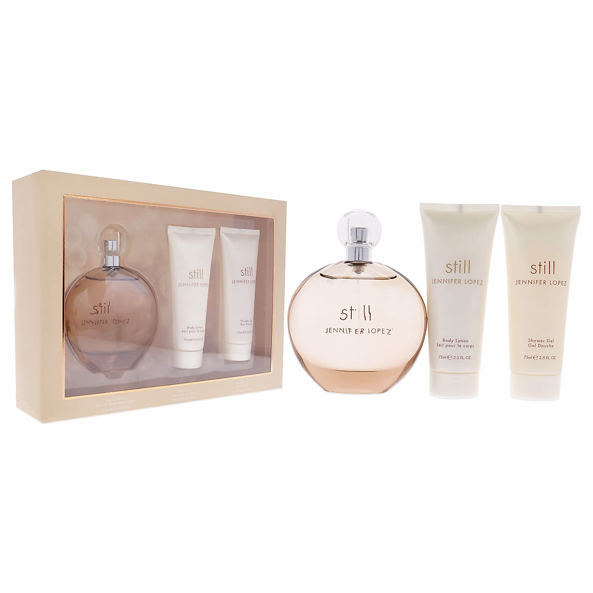 Jennifer Lopez Still By Jennifer Lopez for Women - 3 Pc Gift Set 3.4oz Edp Spray, 2.5oz Body Lotion, 2.5oz Shower Gel, 3count