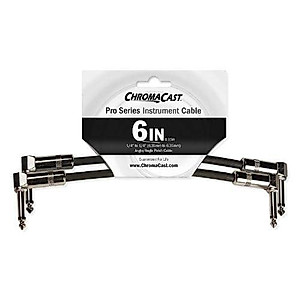ChromaCast Pro Series Cables CC-PSCBLAA-05-4PK 6-Inch Pro Series Patch Cable 4-Pack