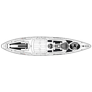 Wilderness Systems Silent Traction Tarpon 130x, Black