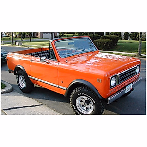 Bushwacker Extend-A-Fender Extended Rear Fender Flares | 2-Piece Set, Black, Smooth Finish | 60002-01 | Fits 1972-1980 International Scout II, 6' Bed