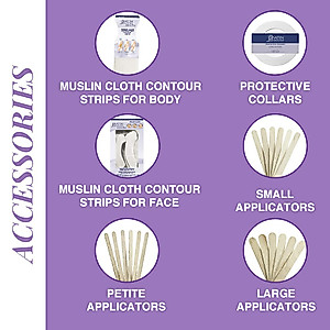 Satin Smooth Professional Single Deluxe Cream Wax Warmer Kit For Unwanted Facial And Body Hair Removal