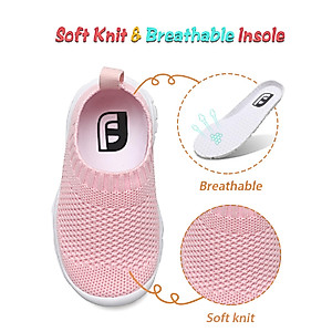 JOINFREE Toddler Baby Shoes Boys Girls Breathable Sneakers Shoes for Running Walking Pink 5 Toddler