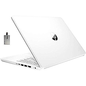 HP 2021 Stream 11.6" HD Laptop Computer, Intel Celeron N4000 Processor, 4GB RAM, 64GB eMMC , 1-Year Office 365, Webcam, Intel UHD Graphics 600, Bluetooth, Windows 10 S, White, 32GB SnowBell USB Card