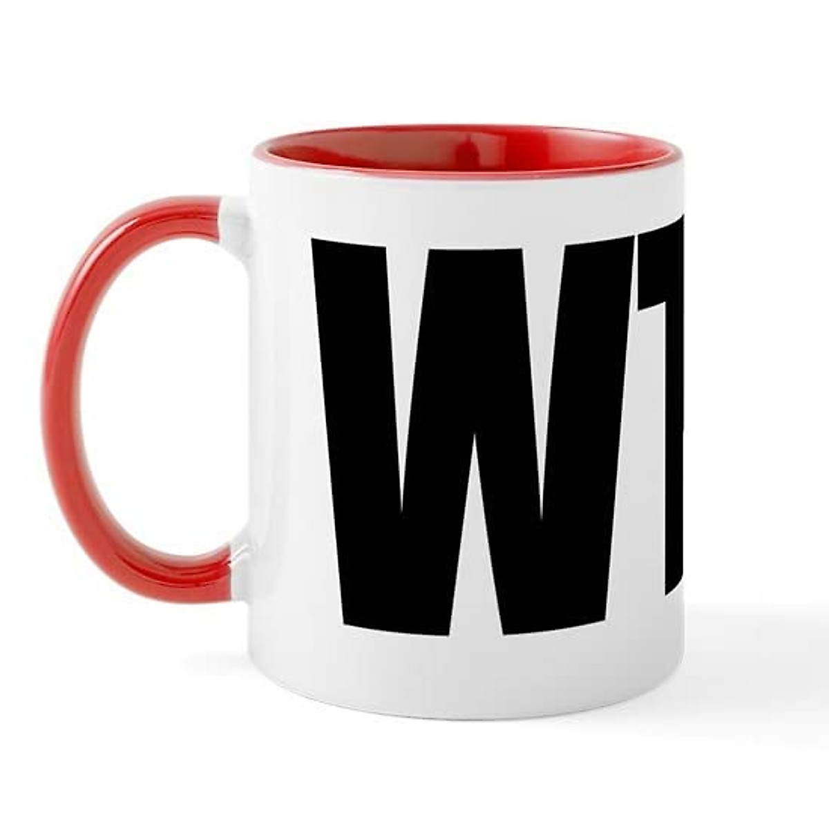 CafePress WTF? Mug Ceramic Coffee Mug, Tea Cup 11 oz