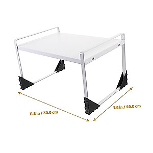 FONDOTIN Seasoning Rack Kitchen Supply Seasoning Shelf Countertop Rack Storage Shelf Multi-purpose Shelf Punch-free Rack Desktop Rack multipurpose white carbon steel cabinet shelf