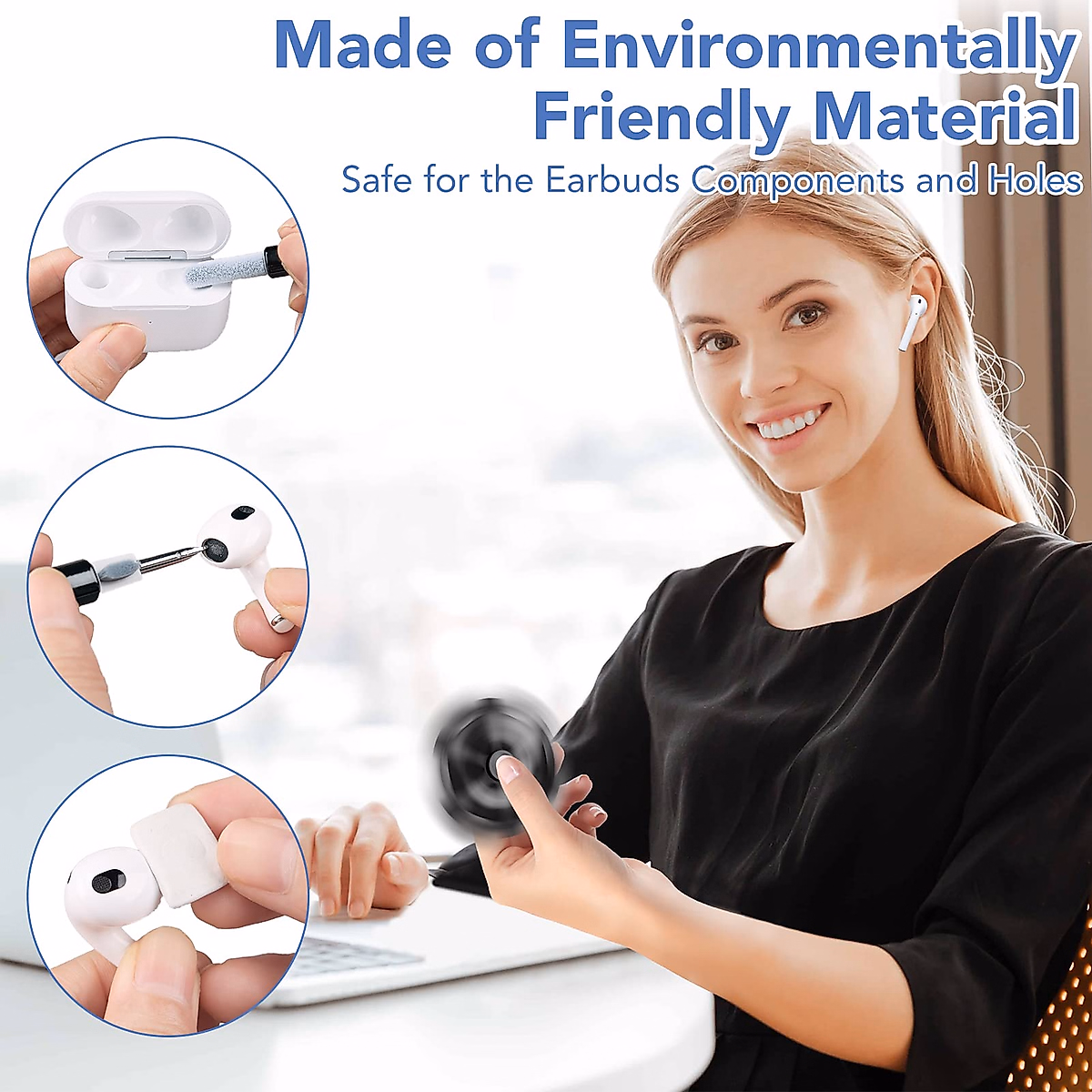 iPhone Cleaning Kit iPhone Cleaner,Charging Port Cleaning Multi-Tool,Phone Repair & Restore Lightning Port Cleaning Tool,Cell Phone Cleaner for iPhone,iPad,Speakers Earbuds, Cable,USB C Port AirPods