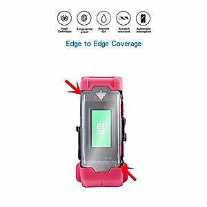 MIHENCE Compatible for Bandai Vital Bracelet BE Screen Protector, HD Premium Real Screen Protector for Vital Bracelet BE [ 3PCS ] [ TPU ]