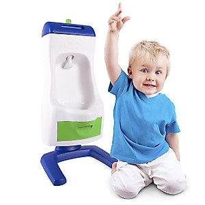 PETER POTTY Grow'n Up Flushable Toddler Urinal, Beige