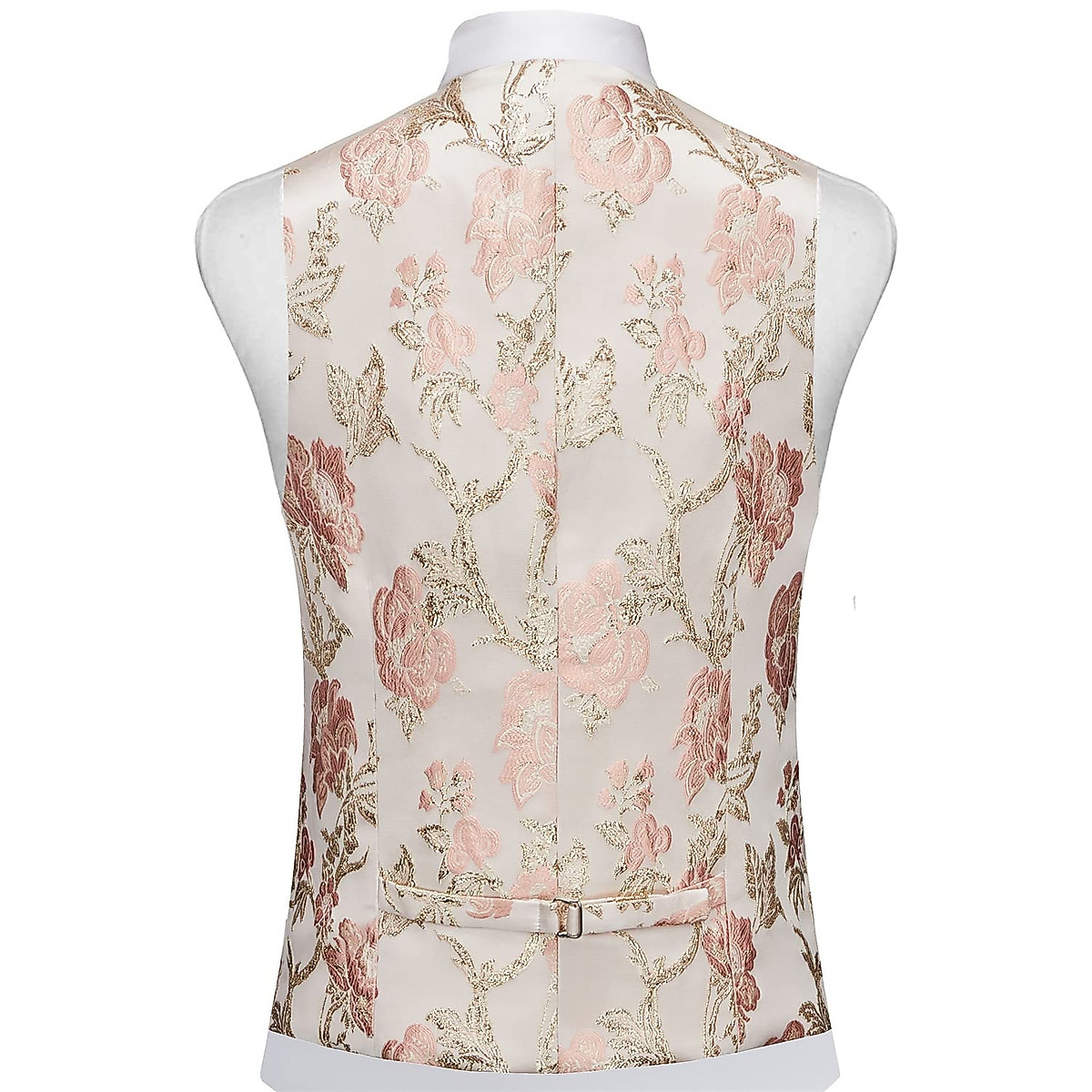 Gwenhwyfar Pink Suit for Men, Prom Suits for Men Slim Fit, Jacket Vest Pants for Wedding Dressy 3 Pieces