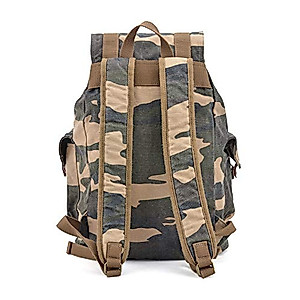 Gootium 21101CAM Specially High Density Thick Canvas Backpack Rucksack (camouflage)