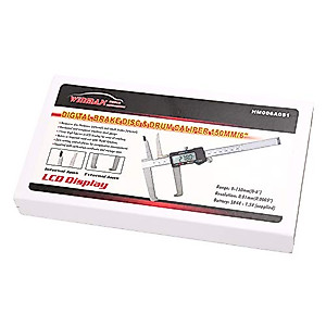 150MM/6" Digital Brake Disc & Drum Caliper Gauge Digital Micrometer
