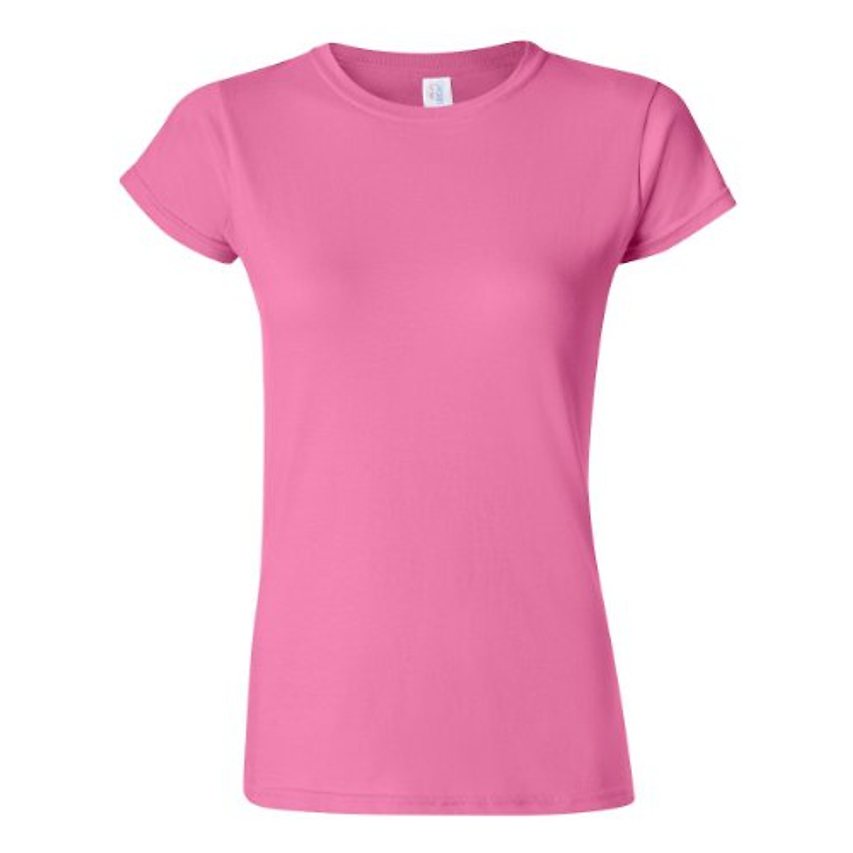 Gildan Women's Softstyle Cotton T-Shirt, Style G64000L, Multipack, Azalea (2-Pack), Medium