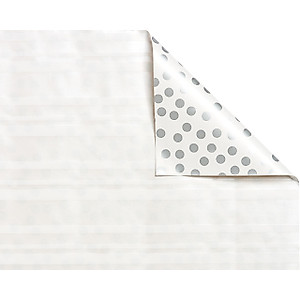 American Greetings Reversible Wedding Wrapping Paper, Bridal Designs (4 Rolls, 120 sq. ft.)