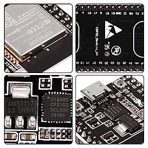 AITRIP 6pcs for ESP32-DevKitC core Board ESP32 Development Board ESP32-WROOM-32D (ESP32-WROOM-32D)