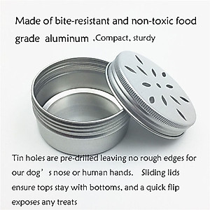 CHENGXINWENHUA Dog skent Work tins 6 Pack，Dog Scent Training Box，Dog Nose Work containers (drip-c)