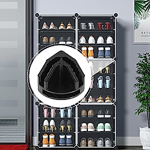 BESPORTBLE Wire Cube Connectors, 20Pcs Wire Grid Cube Organizer Connector Storage Shelving Connectors PP Closet Buckles for Home DIY Wire Cube Storage Unit (3. 1X2. 5X2. 3cm)