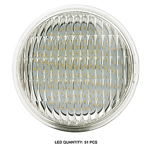 Haian Support PAR36 LED Landscape Bulb, 6W(50W Halogen Equivalent), 12V Low Voltage Tractor Light, 6W 700LM - 3000K Warm White - 12V AC/DC - 4 Pack