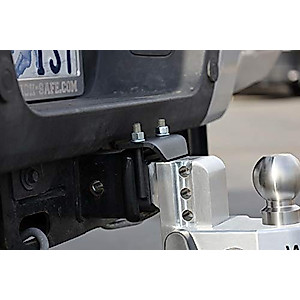 Weigh Safe WSARR-2 Anti-Rattle Receiver Reducer, Reduces 2.5" Receivers to 2" Receivers & has Built -in Anti-Rattle Tech, Hitch Tightener Grade Galvanized Bolts and High Strength Steel Construction.