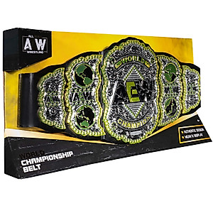 All Elite Wrestling World Championship Belt - Authentic Design Role-Play, Wear and Display Title Belt