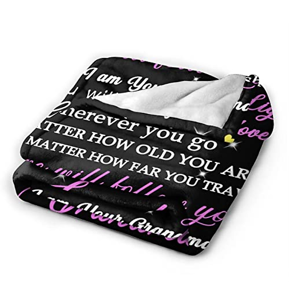 to My Granddaughter Blanket from Grandmom Throw Blankets Throws for Christmas Birthday Gifts 50X60 Inch