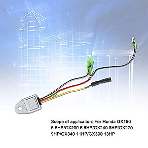 Low Oil Sensor, 5PCS Low Oil Sensor Alarm/Alert Replacement for Honda GX160/GX200/GX240/GX270/GX340/GX390 trimmer lawn mower parts Alarm Sensor