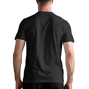 Kingscom Jelly Singer Roll Shirt Men's T-Shirt Classic Short Sleeve Top Fashion Tee X-Large Black