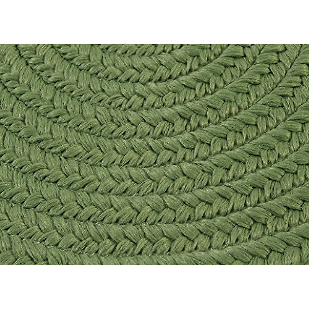 Colonial Mills Reversible Flat-Braid Runner Rug 2'4" x 6 Moss Green