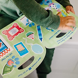 Melissa & Doug Blue's Clues & You! Children's Book - Poke-A-Dot: Shapes with Blue - FSC Certified