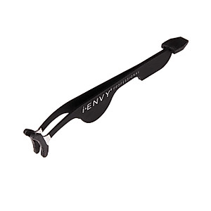 iENVY by Kiss Lash Applicator Tool, DIY Fales Eyelashes Extension Tweezers, Ease of Use & Grip, Fake Cluster Strip Lashes Remover Clip Tweezers Nipper (Black)