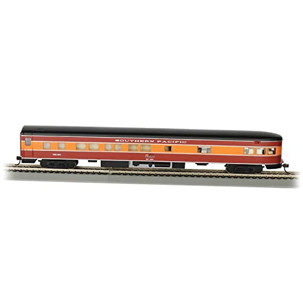Bachmann Trains - 85' Smooth-Side Observation Car with Lighted Interior - Southern Pacific™ #2954 - Daylight - HO Scale